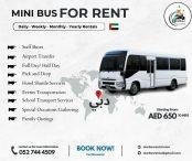 Minibus In Dubai For Rent - Minibus For Rent in Dubai