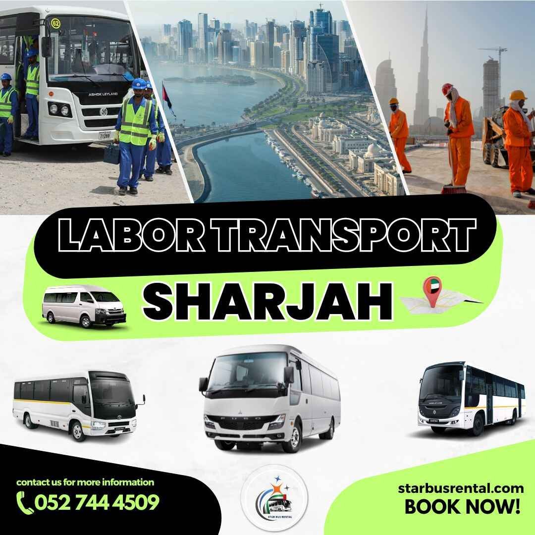Labor Bus Transport in Sharjah | Bus Rental Sharjah