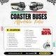 Coaster Bus Rental in Sharjah, Dubai, Ajman – 30-Seater Bus Hire