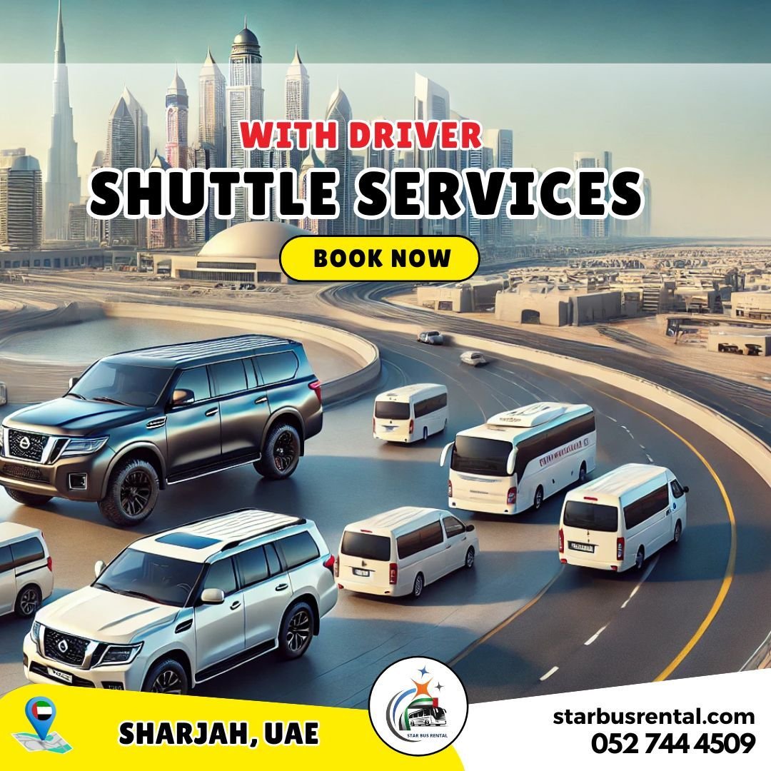 Sharjah Shuttle Bus Service | Staff, Hotel & Airport Shuttle Service
